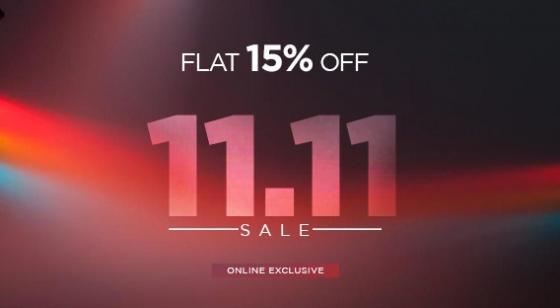 Monark 11.11 Sale! FLAT 15% OFF on entire stock till 11th November 2022 | What's On Sale